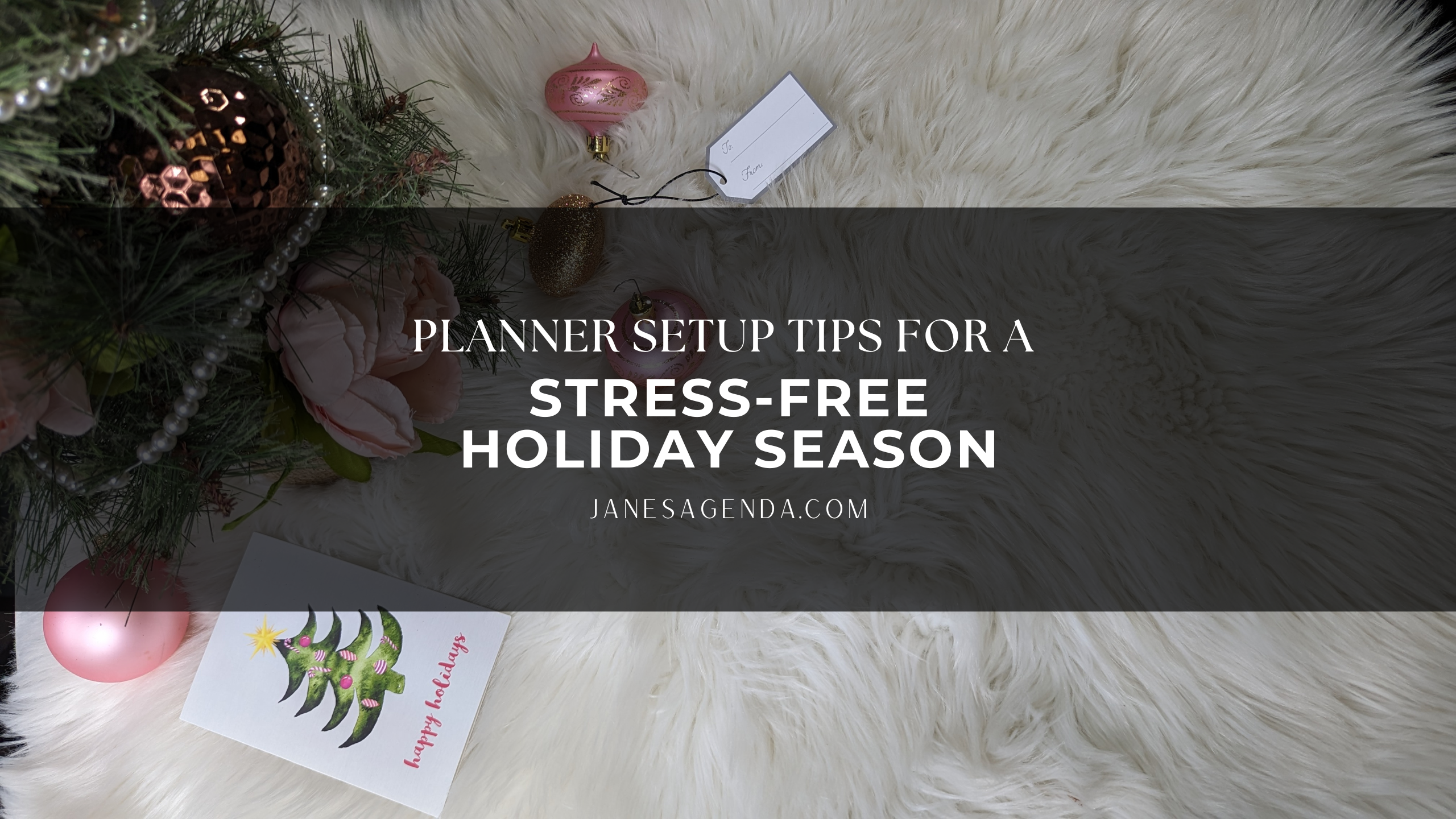Planner Setup Tips for a Stress-Free Holiday Season – Jane's Agenda®