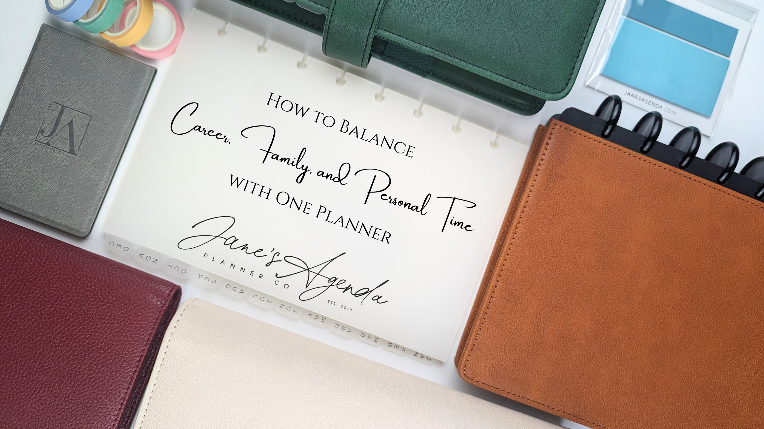 How to Balance Career, Family, and Personal Time with One Planner ...