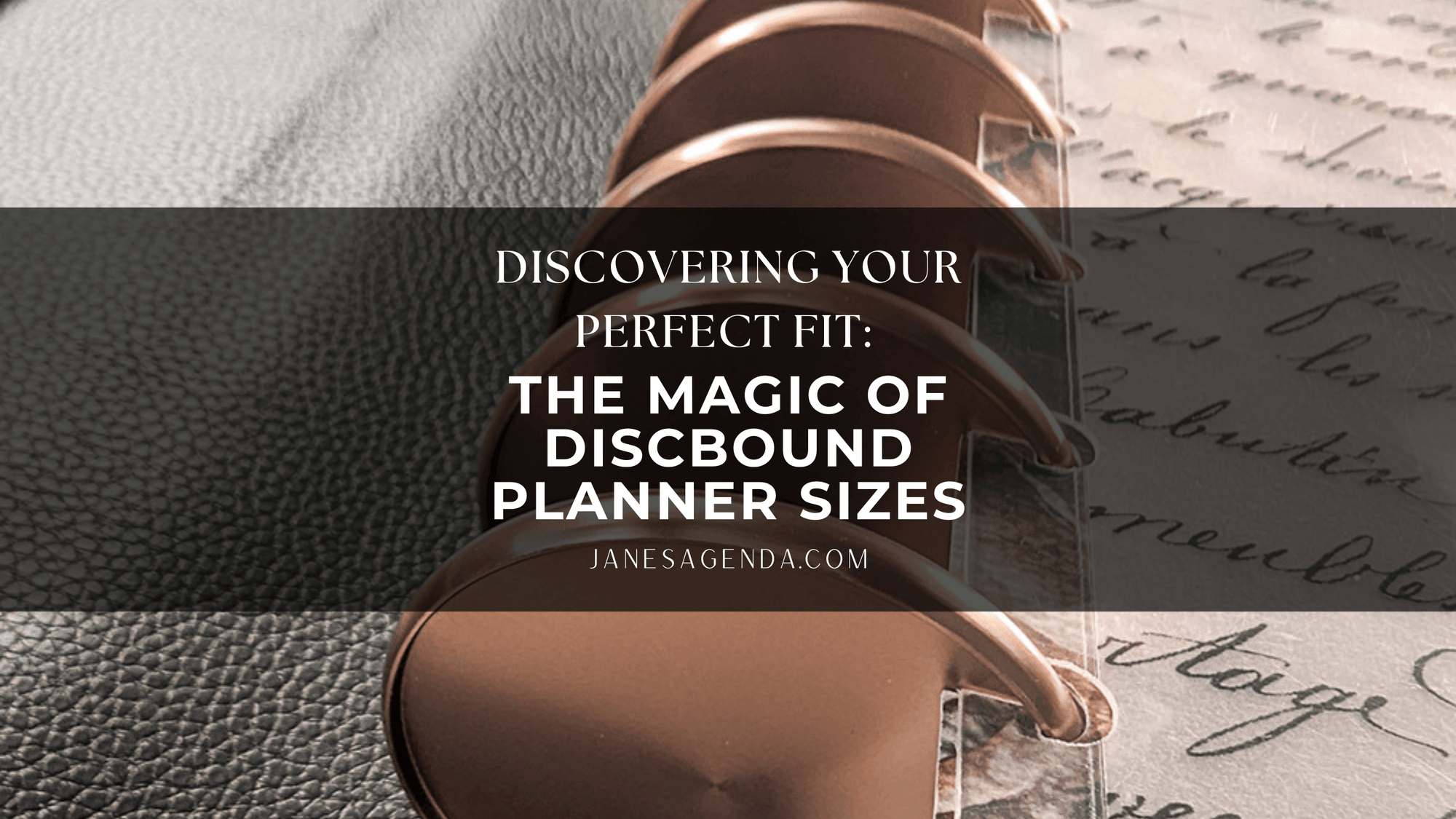 Discovering Your Perfect Fit: The Magic of Discbound Planner Sizes