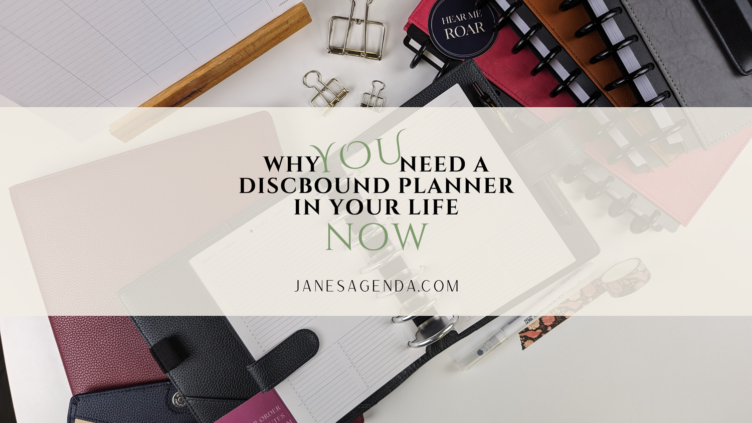 Why you Need a Discbound Planner in your Life