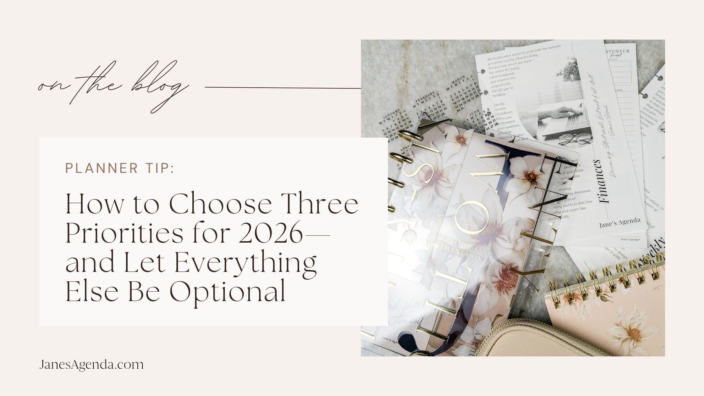 How to Choose Three Priorities for 2026—and Let Everything Else Be Opt ...