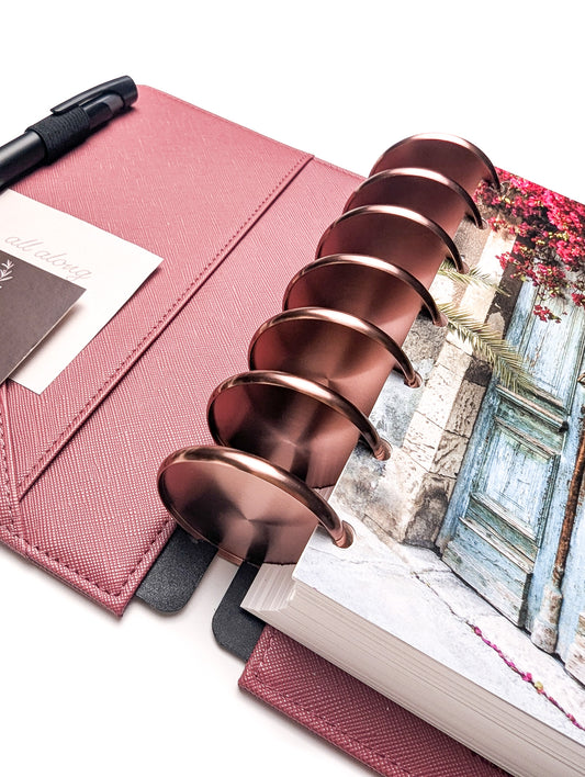 Jane's Agenda® | Metal Binding Discs | Rose Copper