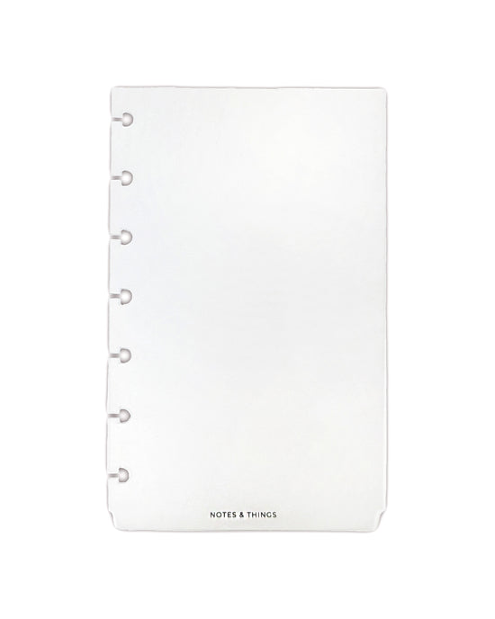 Bottom Tabbed Planner Divider | Translucent | Jane's Agenda®