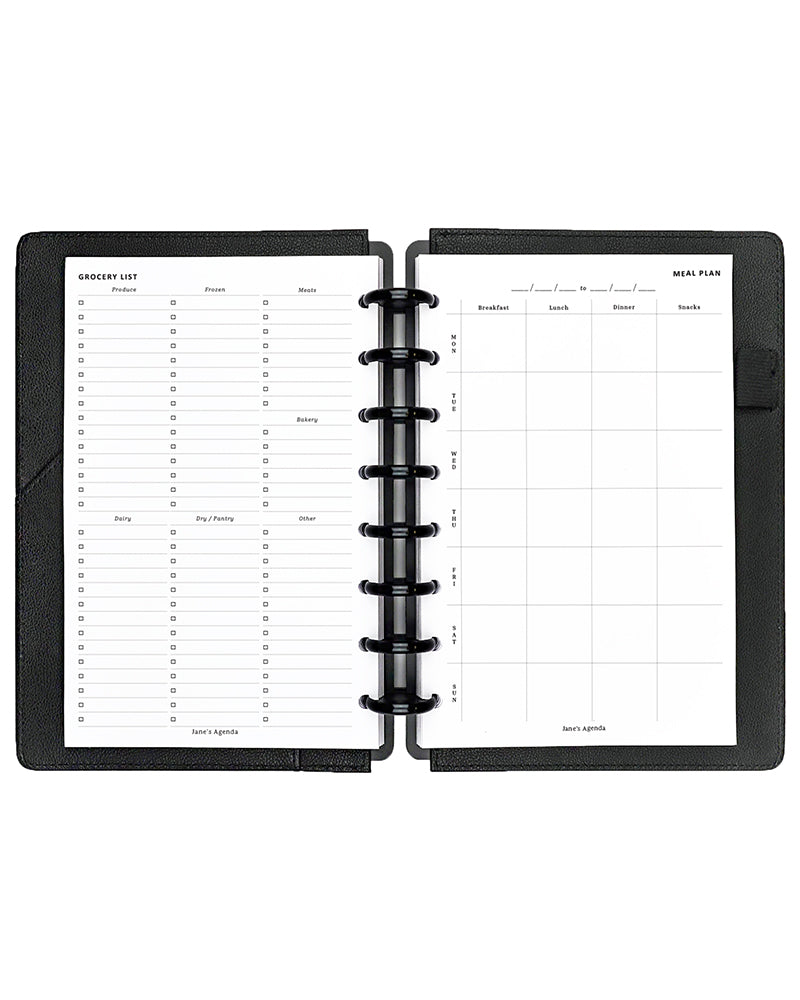 Meal Plan & Grocery Planner Inserts | Weekly | Undated – Jane's Agenda®