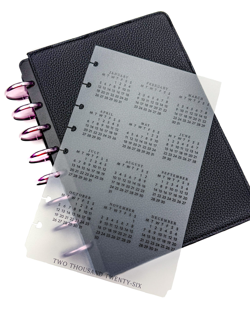 Tabbed Discbound Planner Divider | 2026 Calendar | Jane's Agenda®