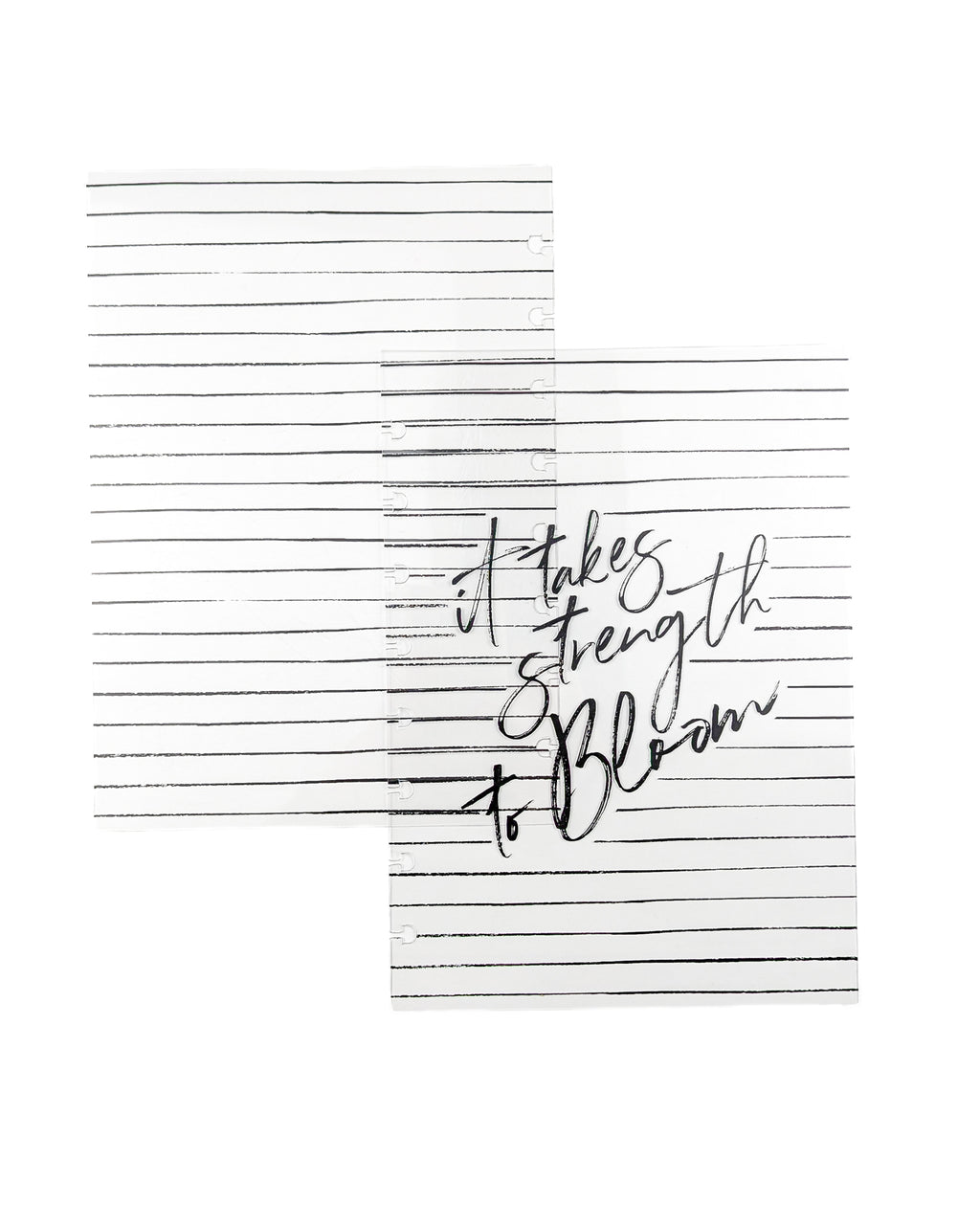 Clear Discbound Planner Cover | Bloom | Jane's Agenda®