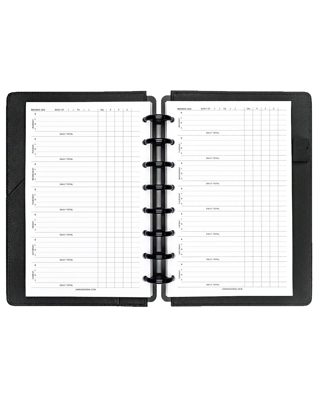 Macros Log Planner Refill Pages | Jane's Agenda®