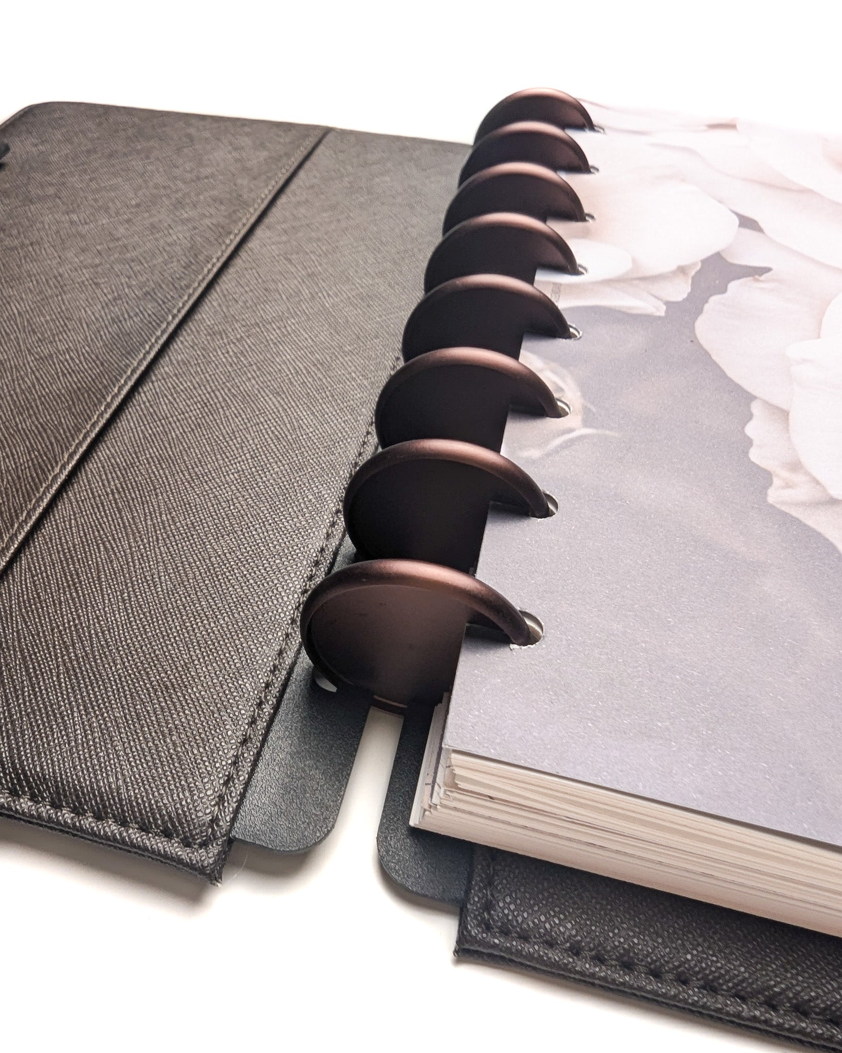 Jane's Agenda® | Metal Binding Discs | Chocolate Brown