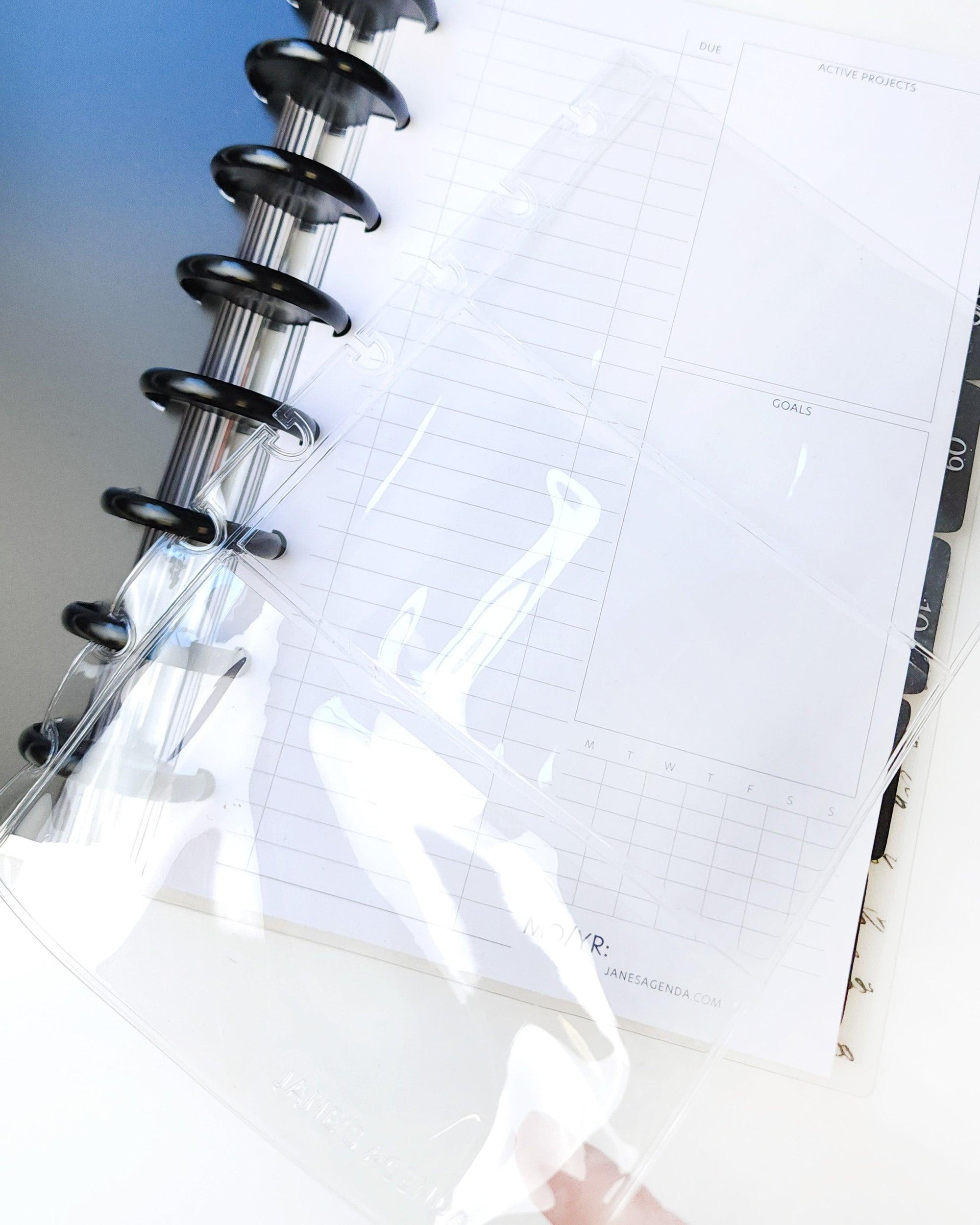 Planner Sleeve with Pockets | Discbound | Jane's Agenda®