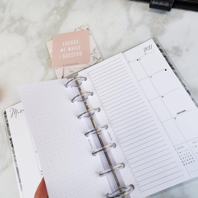 List & Dot-Grid Planner Refill Pages | Tip-In Insert | Jane's Agenda®